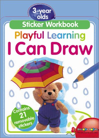 Amazon | I Can Draw: 3-Year Olds Playful Learning Sticker (Sticker ...