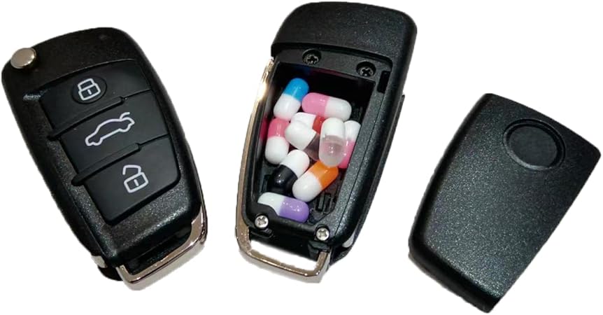 A6 Car Key Safe - Easy Open Hidden Secret Compartment Stash it Box ...