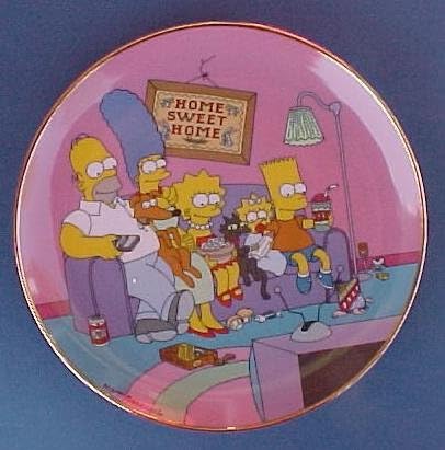 Amazon.com: Simpsons A Family for the 90s Collector Plate : Home & Kitchen