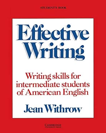 Amazon.com: Effective Writing Student's Book: Writing Skills for ...