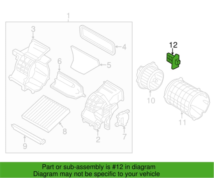 Ensamblaje del resistor del motor del ventilador OEM para 2010-2017 Kia ...
