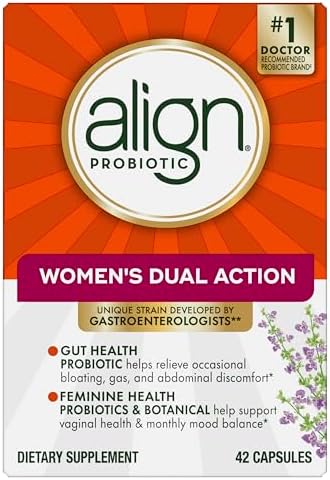 Amazon.com: Align Probiotic Bloating Relief + Food Digestion, Probiotics for Women and Men ...