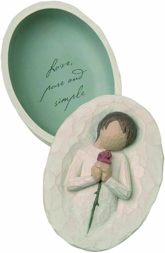 Amazon.com: Willow Tree Loving Angel Keepsake Box : Susan Lordi ...
