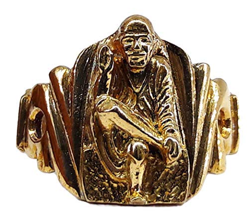 Buy Shruthi Traders Panchaloham/Panchadhatu Ring of Baba3001 (20) at ...