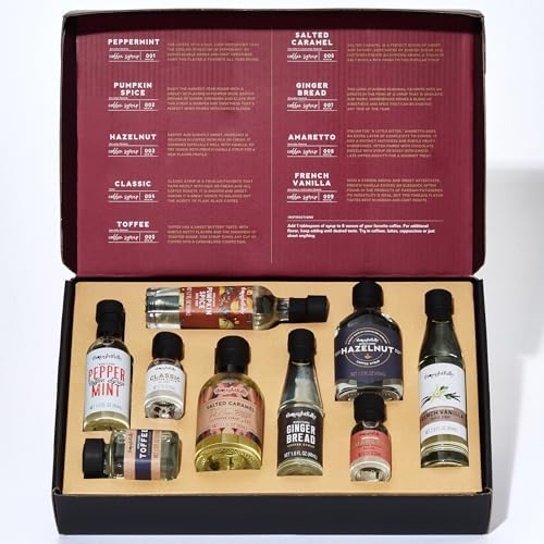 Amazon.com: Thoughtfully Gourmet, Coffee House Coffee Syrup Collection ...
