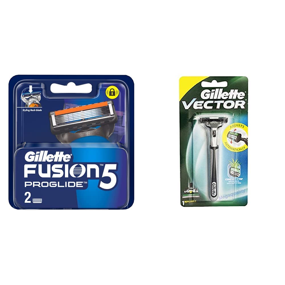 Gillette Fusion Proglide Flex Ball Manual Shaving Razor Blades - 2 ...