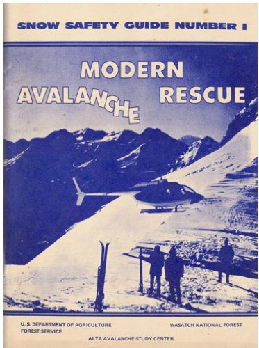 Modern Avalanche Rescue: Ronald I Perla: Amazon.com: Books