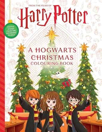 A Hogwarts Christmas Colouring Book : Buy Online at Best Price in KSA ...
