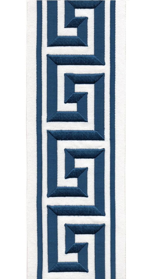 Amazon.com: Generic Premium Greek Key Embroidered Trim Ribbon - 4 ...