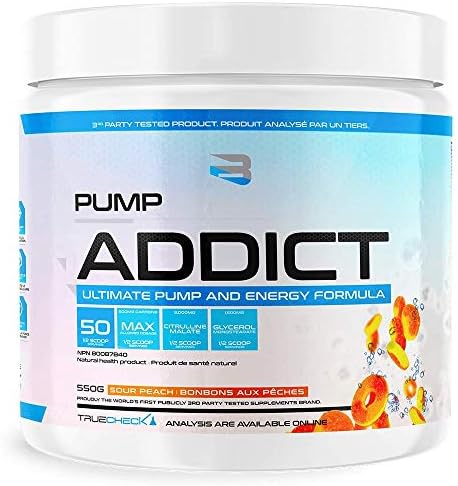 Amazon.com: BELIEVE Pump Addict Ultimate Pre-Workout and Energy Formula ...