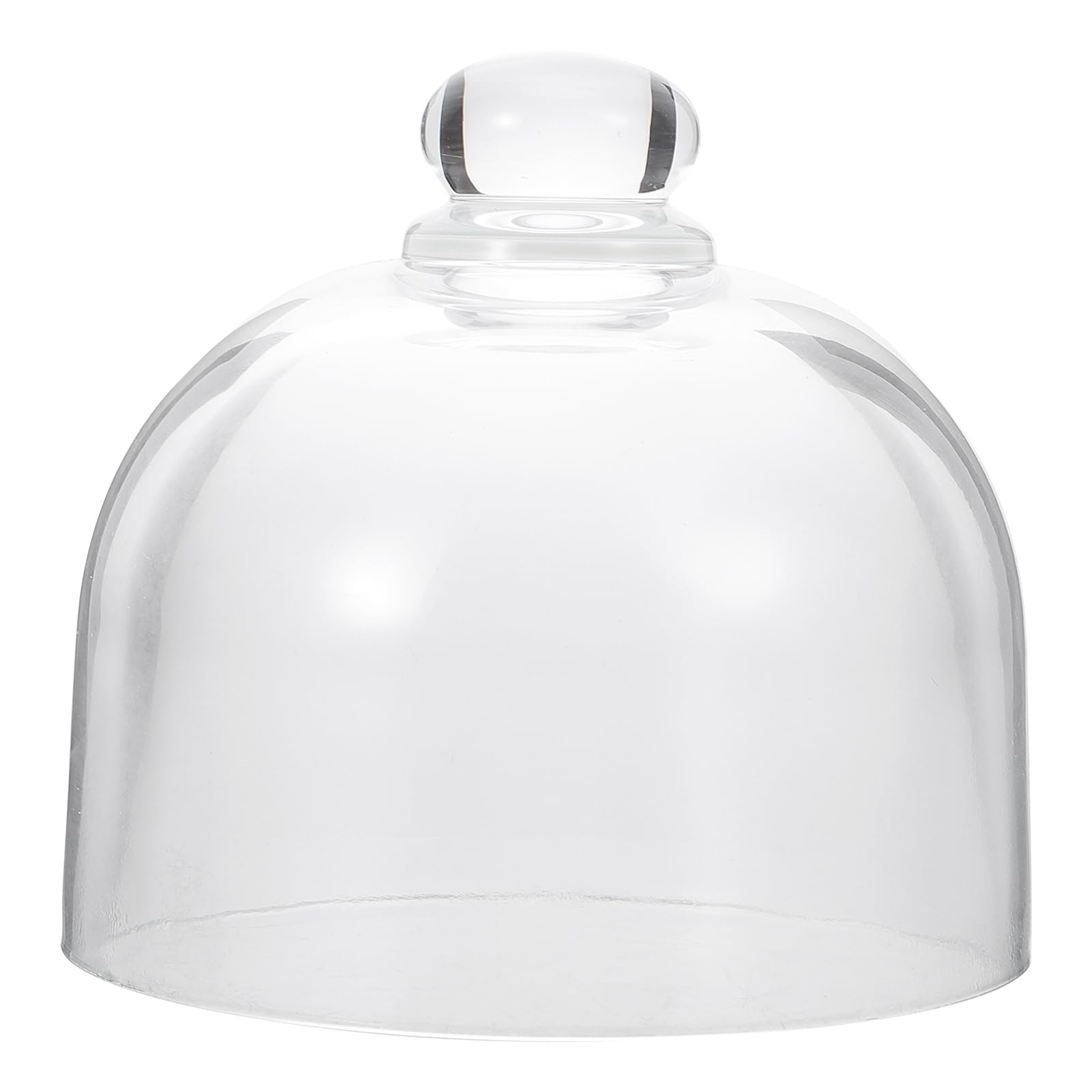 Cake Stand Cabilock Glass Cake Dome Cover 2.4 Inch Transparent Food ...