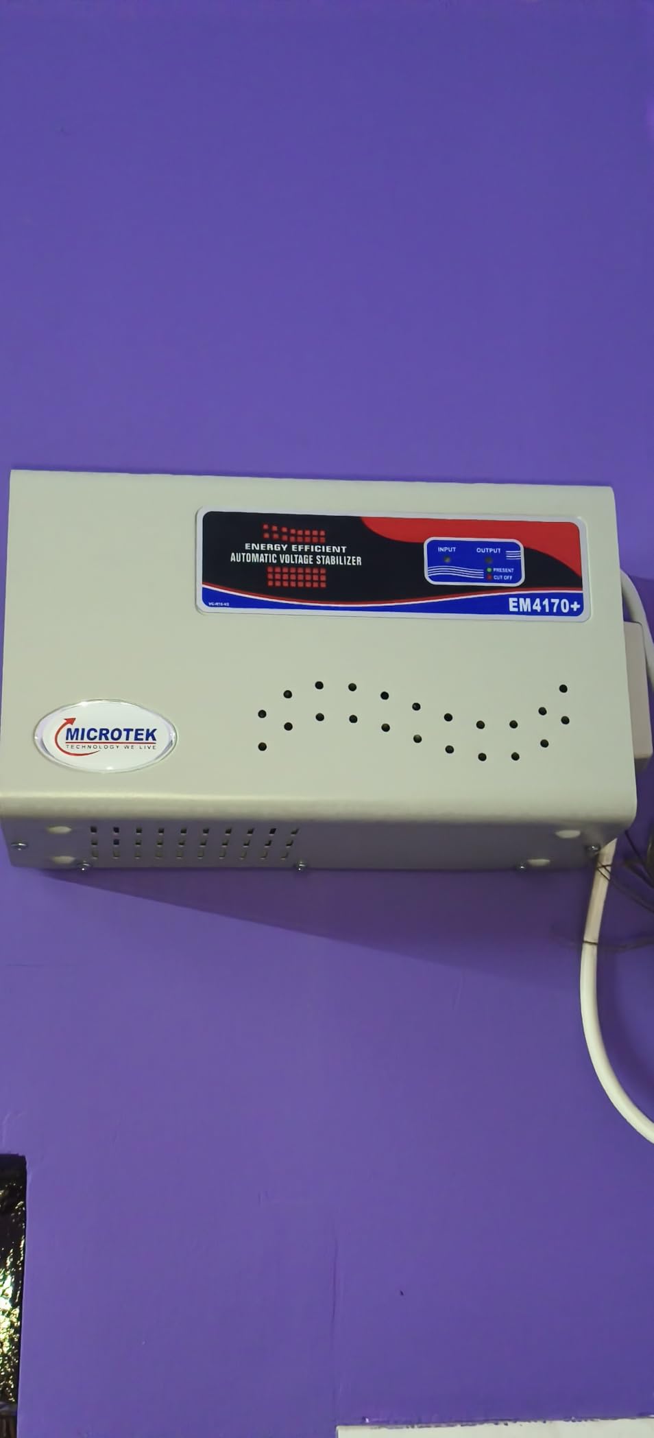 Microtek EM 4170+ Automatic Air Conditioners (A.C.) Voltage Stabilizer ...