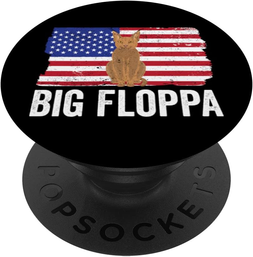 Amazon.com: Big Floppa Caracal Cat Meme USA Flag Patriotic PopSockets ...