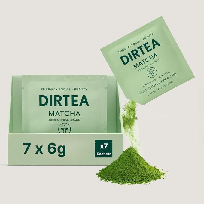 DIRTEA Matcha Powder - 100% Organic Ceremonial Grade Matcha from Japan ...