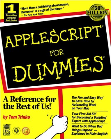 AppleScript? For Dummies?: Trinko, Tom: 9781568849751: Amazon.com: Books