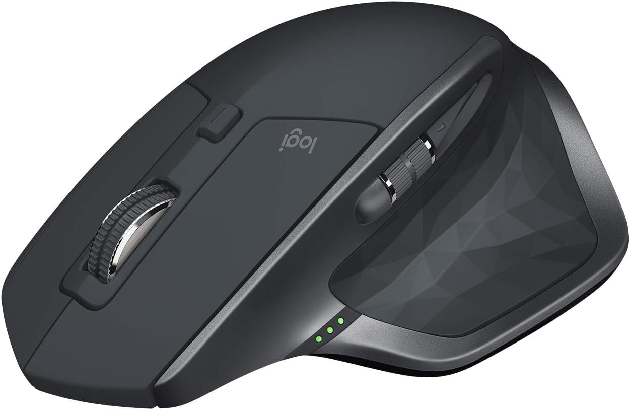 Logitech MX Vertical, Ergonomische Kabellose Maus, Bluetooth und 2.4 GHz Verbindung via Unifying ...