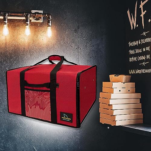 Snapklik.com : Fancial Insulated Pizza Bags For Delivery, 20in X 20in X ...