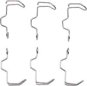 Torribaly Pack of 6 Sewing Machine Finger Guards, Steel Wire, Universal ...