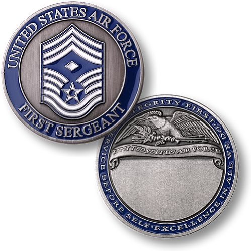 Air Force First Sergeant Engravable Challenge Coin at Amazon's ...