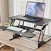 Amazon.com: Mount-It! Height Adjustable Standing Desk Converter ...