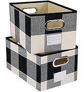 Amazon.com - ANMINY 2PCS Storage Cube Set Leopard Print Large Velvet ...