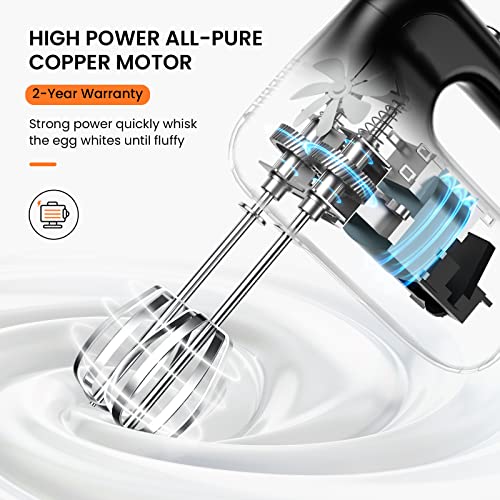 Buy Hand Mixer Electric, PANTI Kitchen Handheld Small Mixer with ...