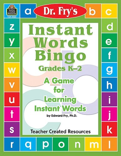 Buy Dr. Fry's Instant Words Bingo: A Game for Learning Instant Words ...