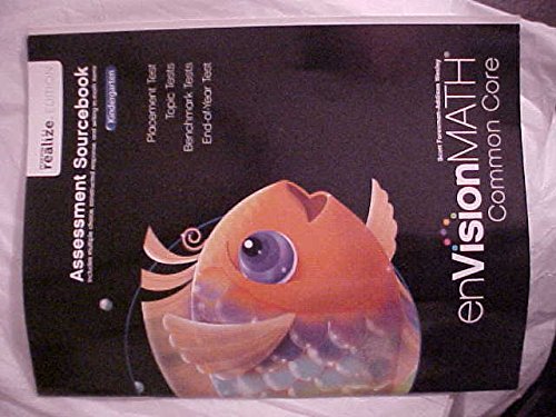 eVision Math Common Core Kindergarten Level Assessment Sourcebook ...