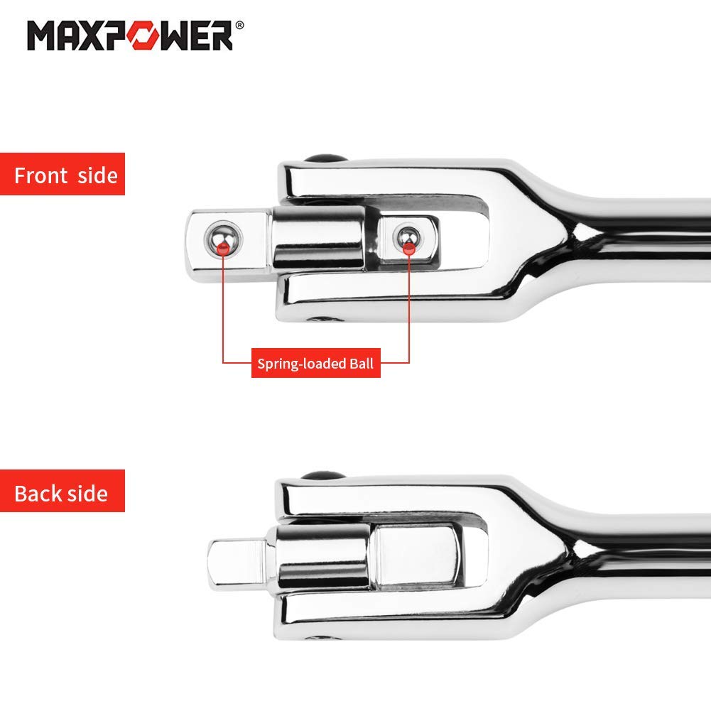 Snapklik.com : 18-Inch Breaker Bar 1/2-Inch And 3/8-Inch Drive Dual ...