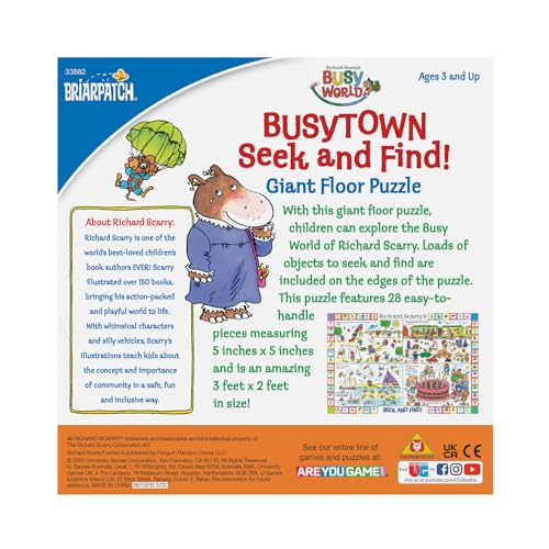 Snapklik.com : Richard Scarry Busytown Seek And Find Giant Floor Puzzle ...