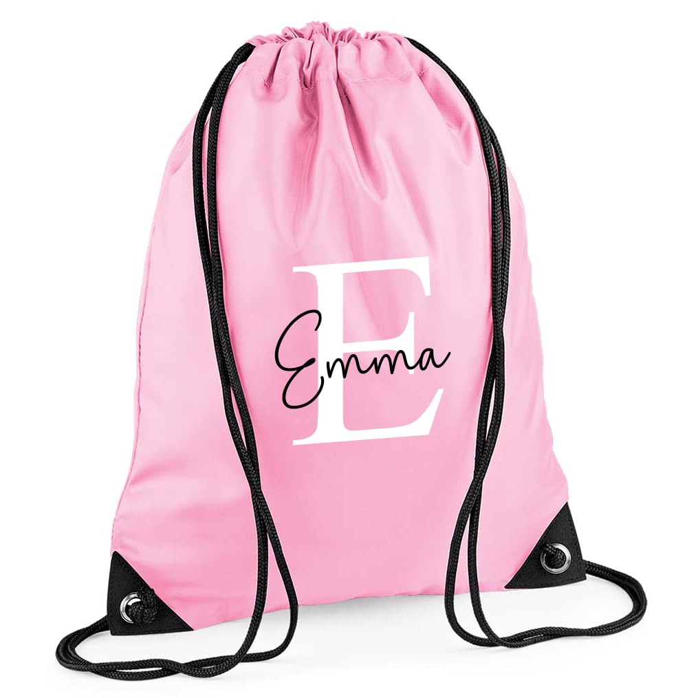 Customisable Personalised Drawstring Bag - Ideal PE Kit, Gym, and ...