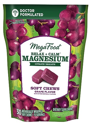 Snapklik.com : MegaFood Relax + Calm Magnesium Supplement - Soft Chews