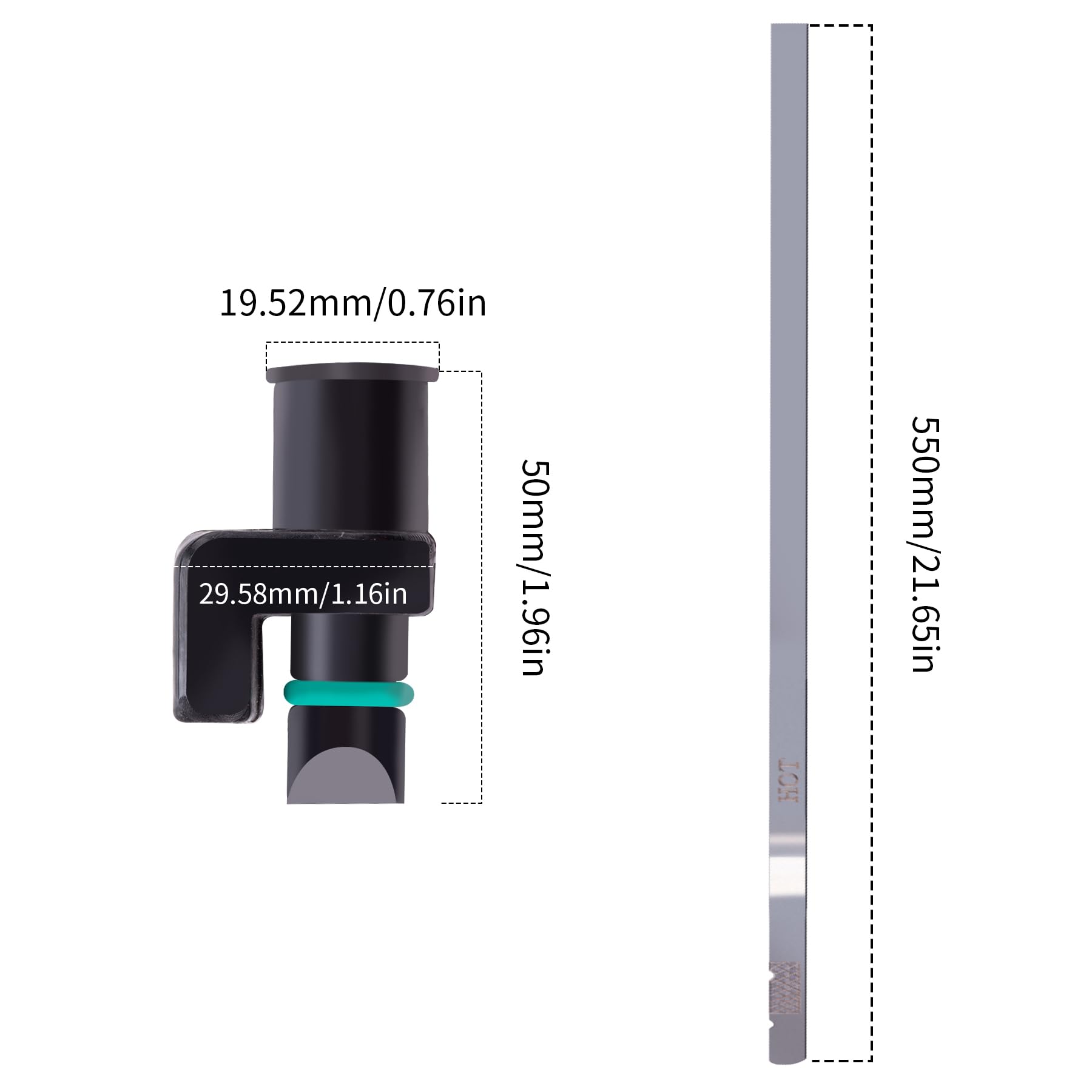 Snapklik.com : PLUMIA CVT Transmission Fluid Dipstick, Transmission ...