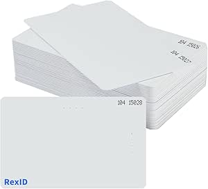 Amazon.com : Default Programmed RexID 25 Pack H10301 PVC ISO Proximity Card for Access Control ...