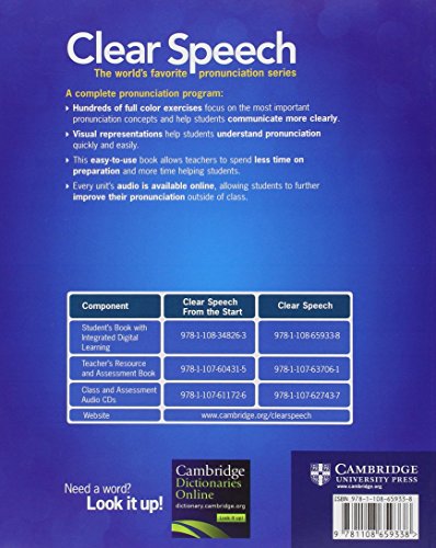 Snapklik.com : Clear Speech Students Book