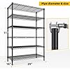 Amazon.com: REIBII 71"H Storage Shelves 6 Tier Wire Shelving Unit ...