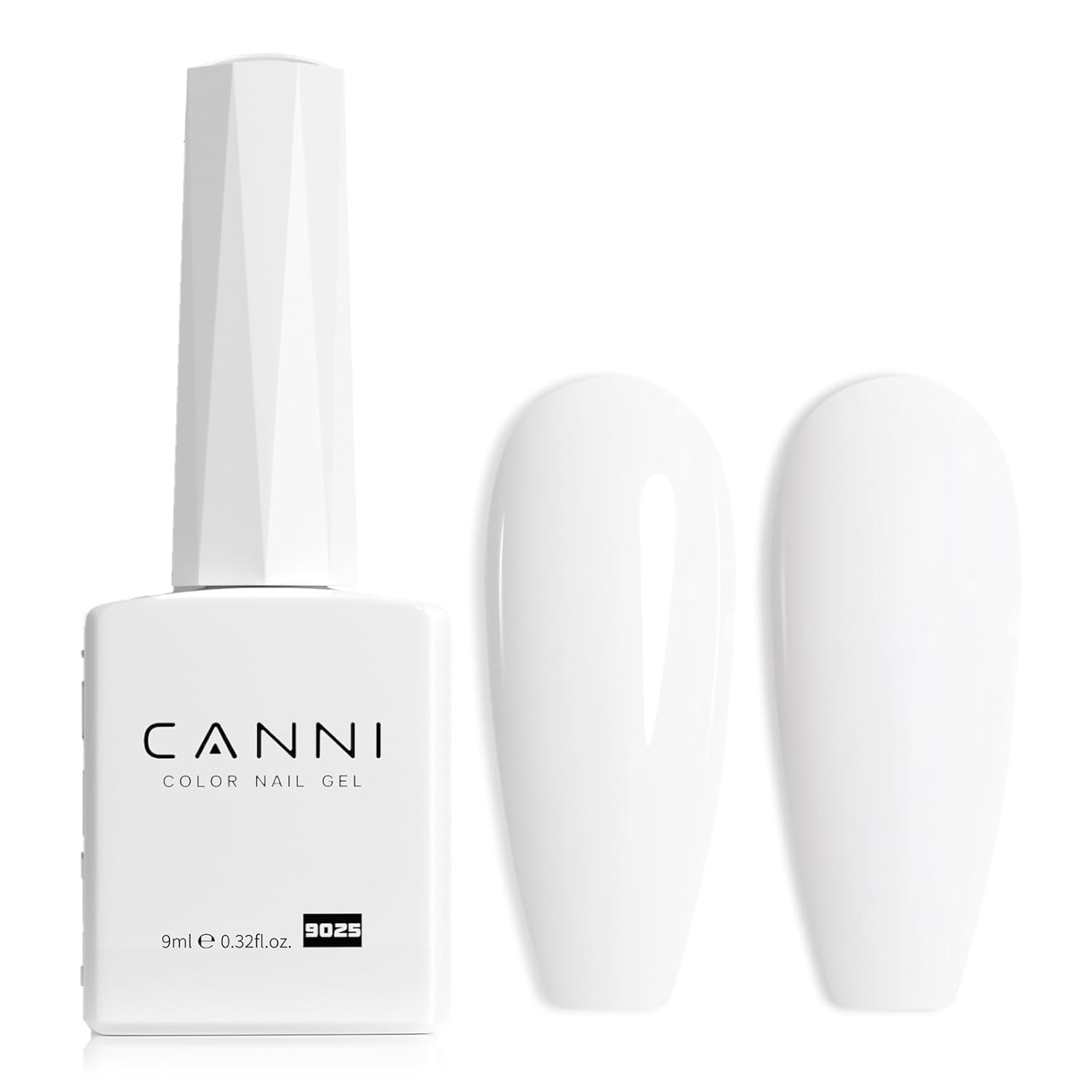 Amazon.com: CANNI White Gel Nail Polish, 1Pcs Pure White Gel Polish ...