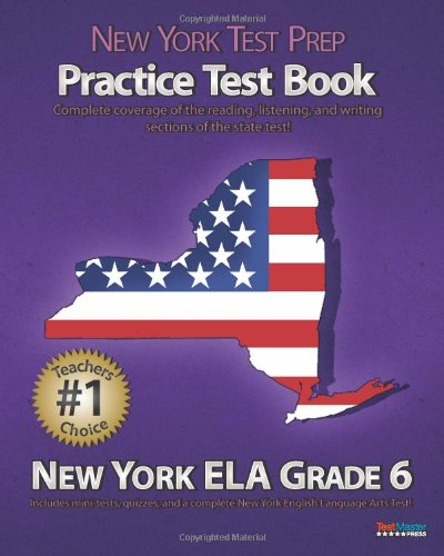 Amazon.com: New York Test Prep Practice Test Book New York Ela Grade 6 ...