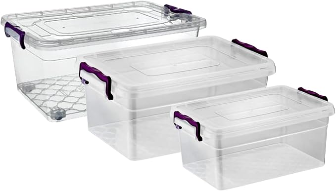 Best House Another Fine Product Heavy Duty Clear Plastic Storage Box ...
