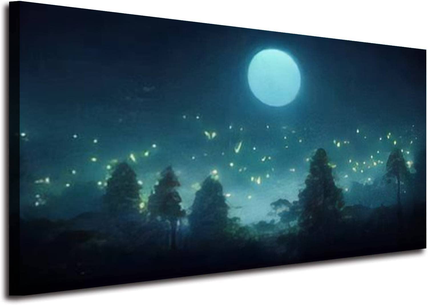 Night Forest Painting