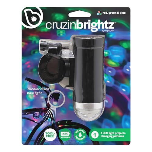 Snapklik.com : Brightz Disco Bike Lights LED Bicycle Lights RGB Burning ...