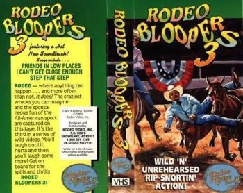 Amazon.com : Rodeo Bloopers 3 - DVD : Rodeo Equipment : Sports & Outdoors