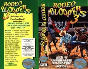 Amazon.com : Rodeo Bloopers 3 - DVD : Rodeo Equipment : Sports & Outdoors
