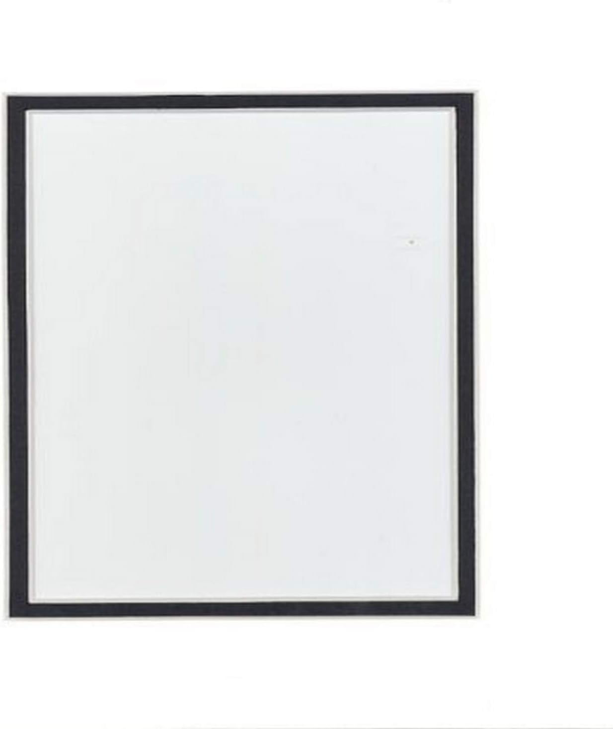 Amazon.com: Pack of 32 8x10 WHITE/BLACK Double Mats Mattes for 5x7 ...