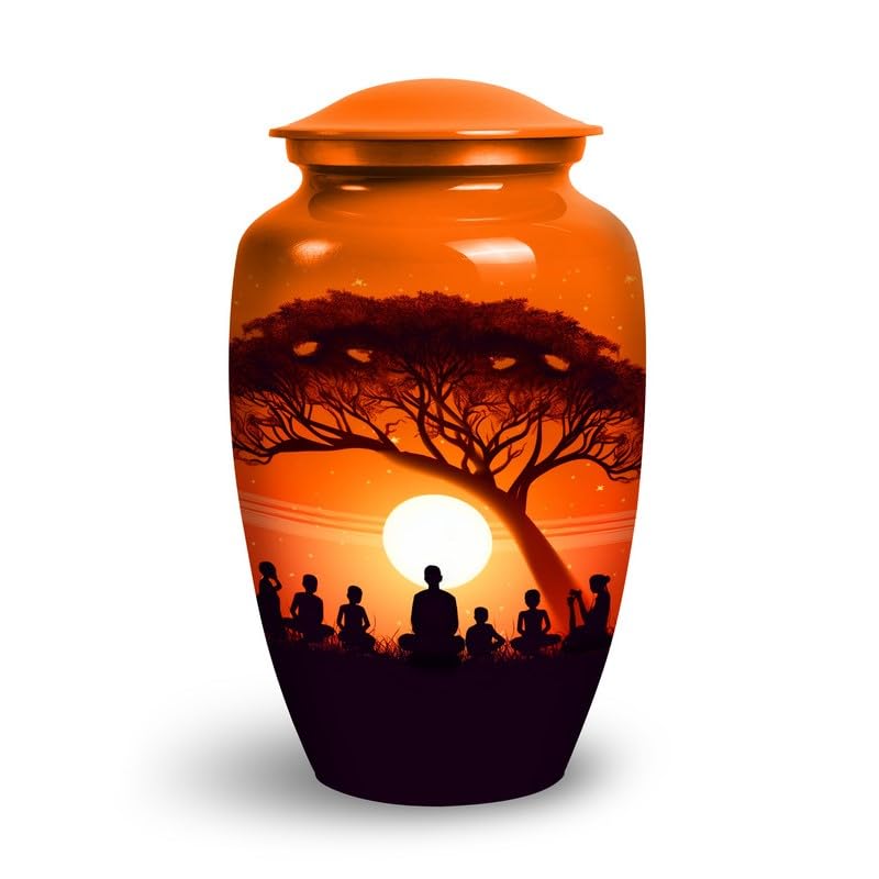Amazon.com: YATSKIA Large Tree of Life Sunset Urn Ashes for Adults ...
