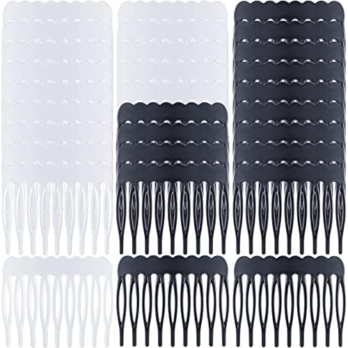 Amazon.com : OIIKI Plastic Hair Side Comb Clips 30pcs, Mini 9 Teeth ...