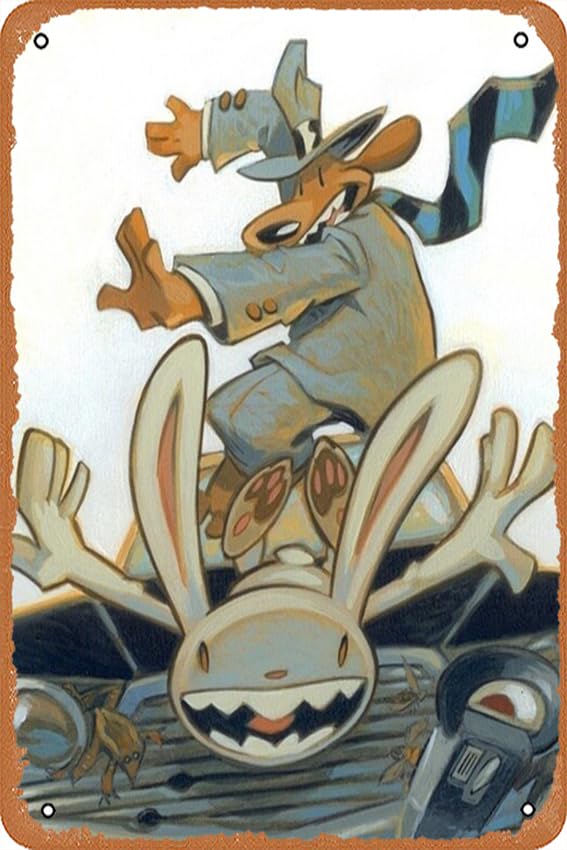 Snapklik.com : Zuhhgii Wall Decor Sign - Sam And Max Poster 8X12 Inch ...