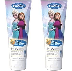 Amazon.com: Pure Sun Defense Disney Frozen Sunscreen Lotion, SPF 50, 8 ...
