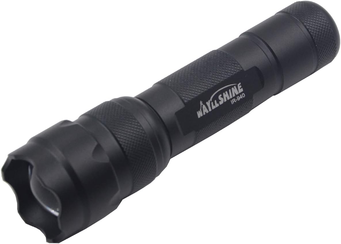 WAYLLSHINE 940nm IR Flashlight Infrared Illuminator Flashlight, 940nm ...