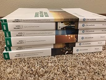 Amazon.com: CFA Program Curriculum 2017 Level I, Volumes 1 - 6 (CFA ...
